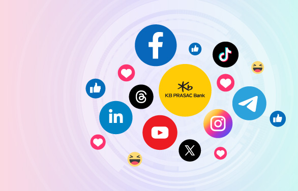 Social Media - KB PRASAC Bank Plc.